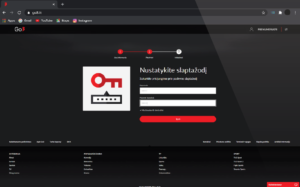 Kupono aktyvavimas - Go3 pagalba